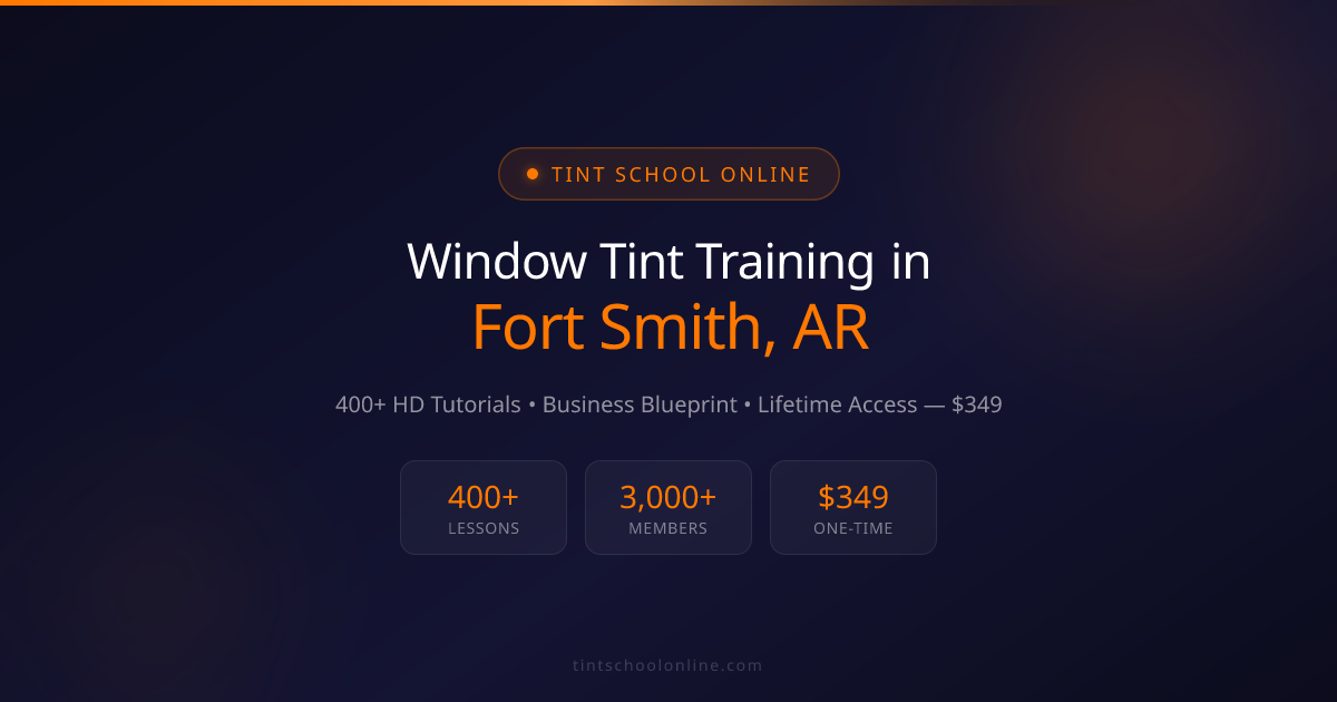 Window Tinting Fort Smith Ar