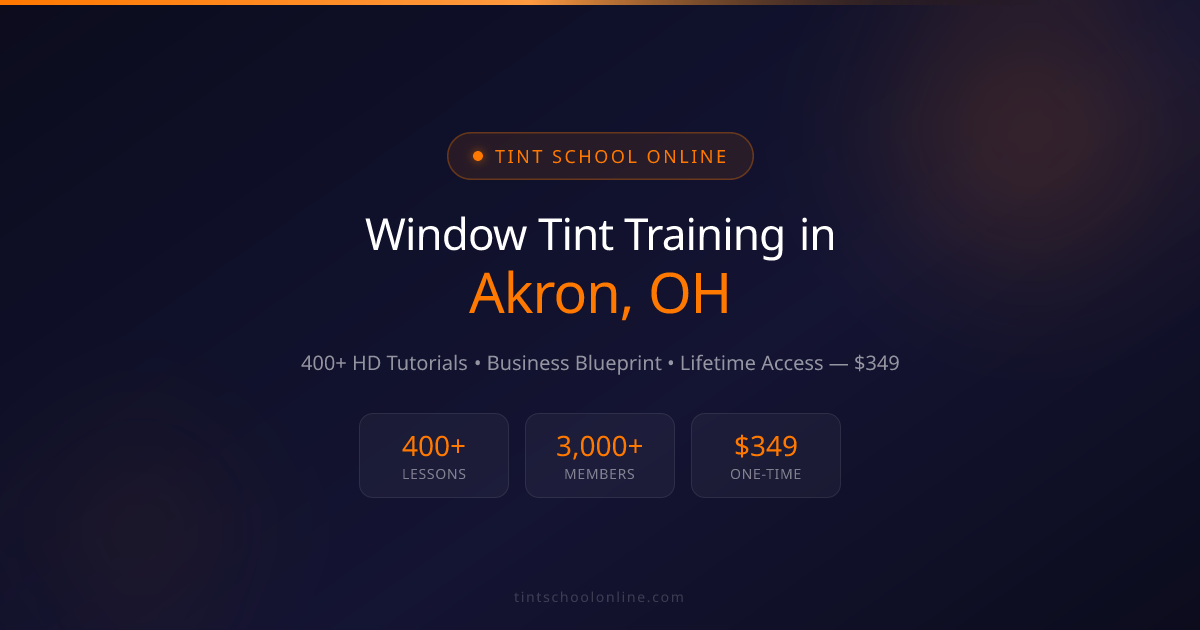 Great Description About Akron Window Tint