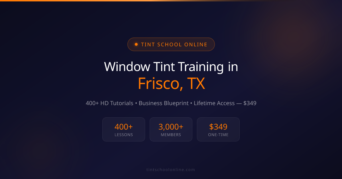 Frisco Tint Window Tinting